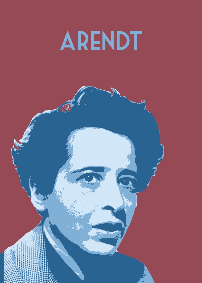 'Hannah Arendt' Poster, picture, metal print, paint by Savant Designs ...