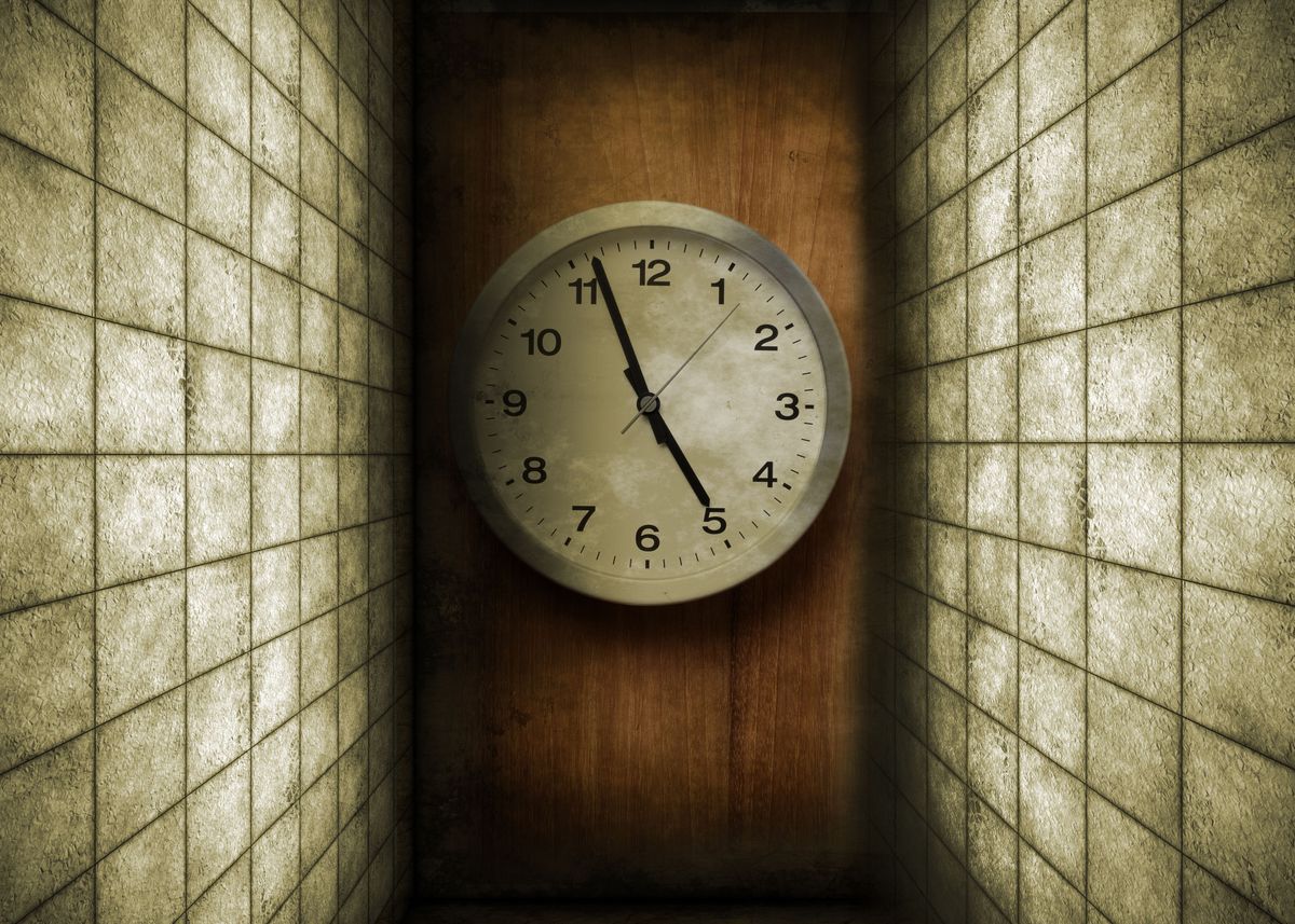 'the hours pass' Poster by luigi diamanti | Displate