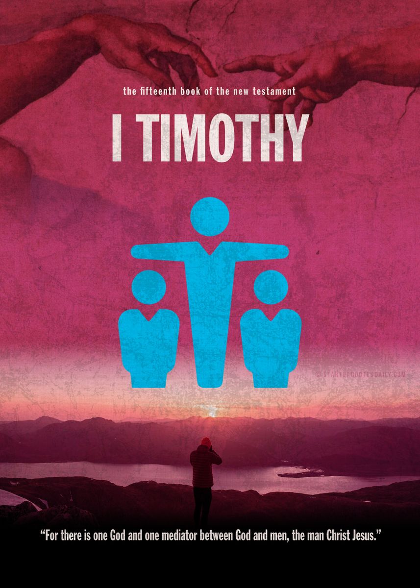 'Book of First Timothy' Poster, picture, metal print, paint by Design ...
