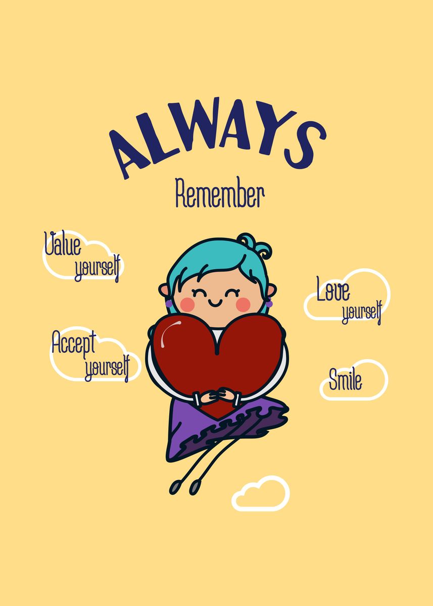 'Always Remember' Poster, picture, metal print, paint by Romy Tokic ...