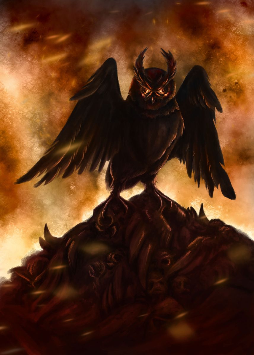 'Supremecy of the Owl' Poster by Patrick Fichtner | Displate