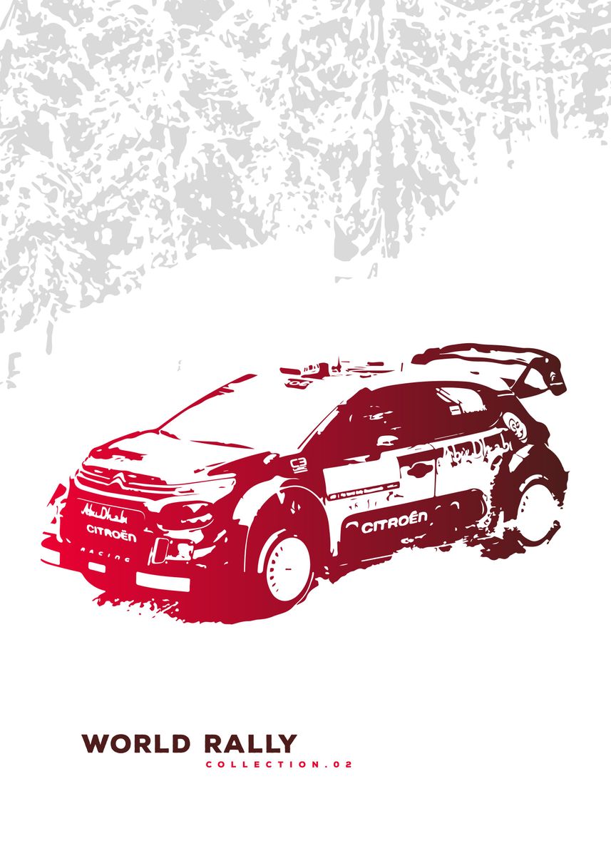 'World Rally 002' Poster, picture, metal print, paint by Przemysław ...