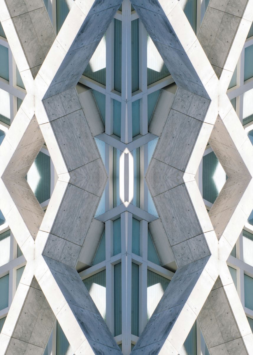 'Intersection Abstract' Poster, picture, metal print, paint by Mirror ...