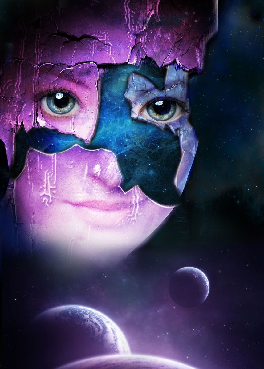 'Nebula' Poster, picture, metal print, paint by Robert Adelman | Displate