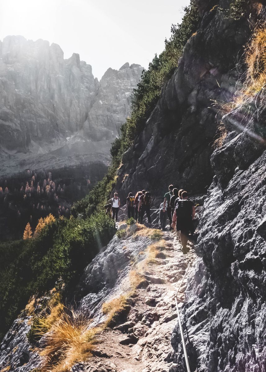 'Mountain 303' Poster, picture, metal print, paint by Jenny B | Displate