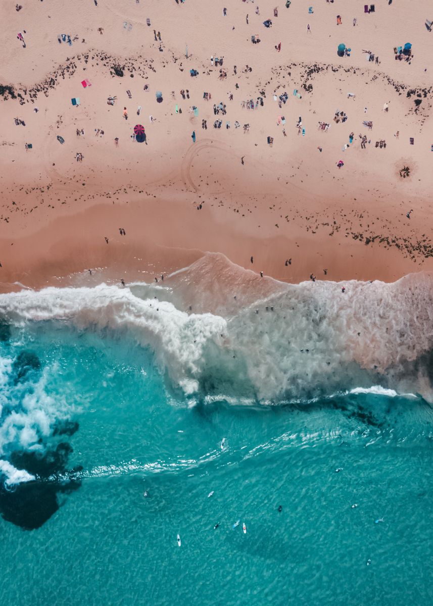 'Beach 124' Poster by Jenny B | Displate