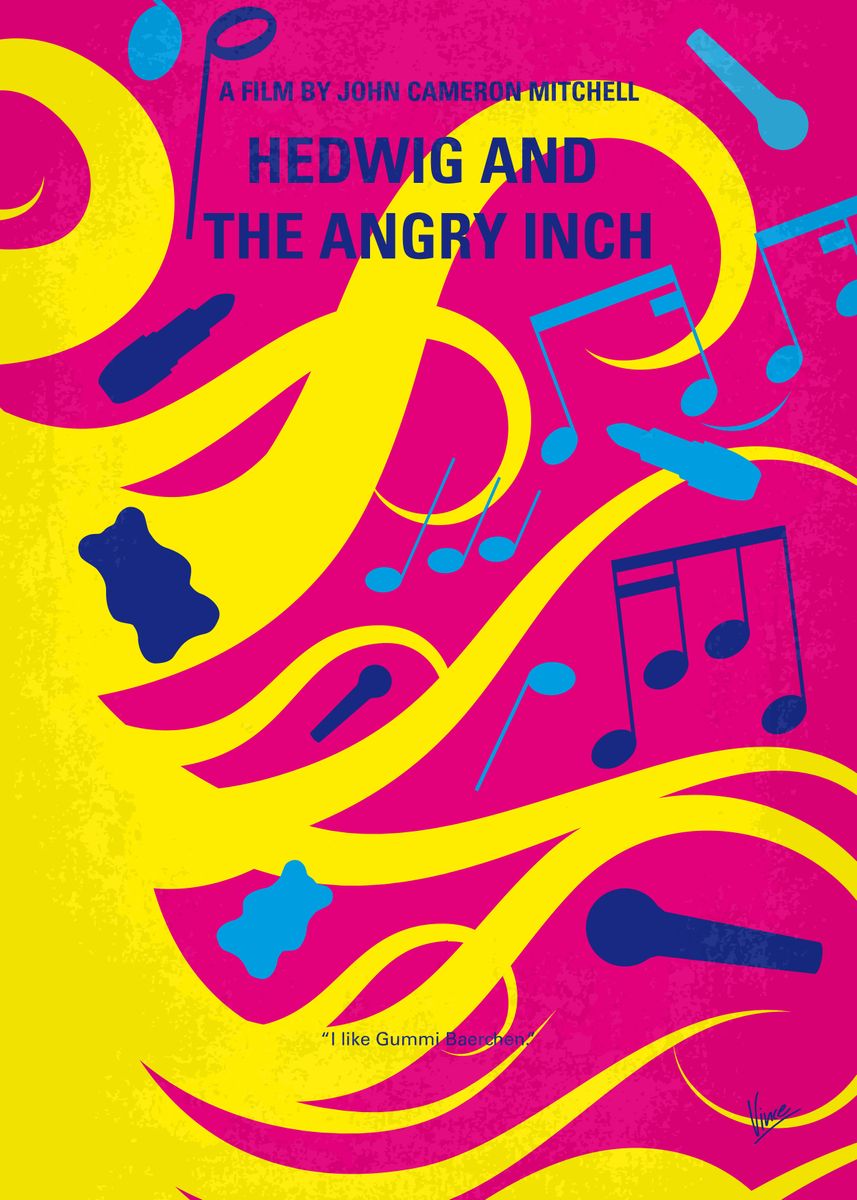 'No1046 Hedwig Angry Inch' Poster, picture, metal print, paint by ...