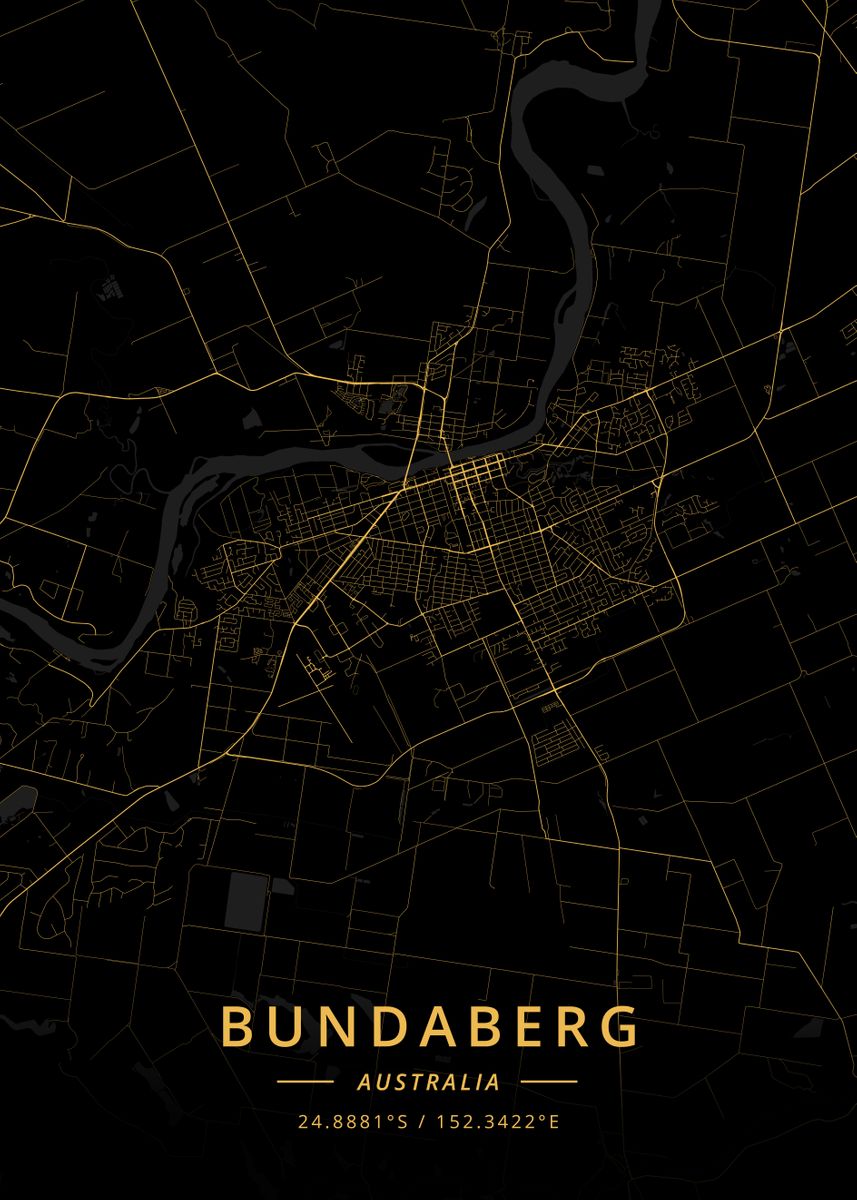 'Bundaberg Australia' Poster, picture, metal print, paint by Designer ...