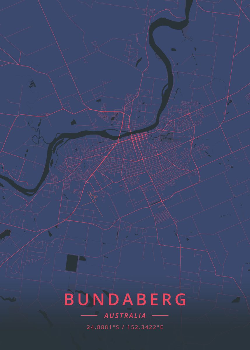 'Bundaberg Australia' Poster, picture, metal print, paint by Designer ...