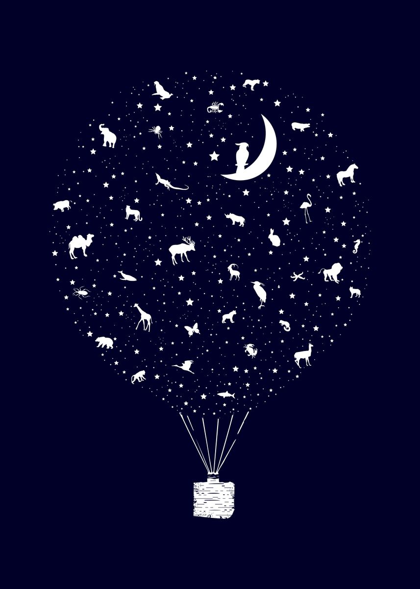 'All animals are stars' Poster by Maria Kar | Displate
