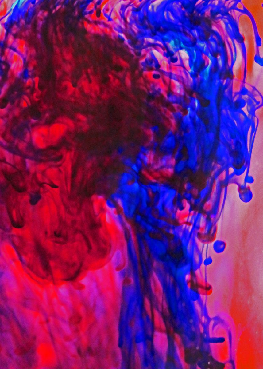 'Mixed Emotions' Poster, picture, metal print, paint by Skye Drake ...