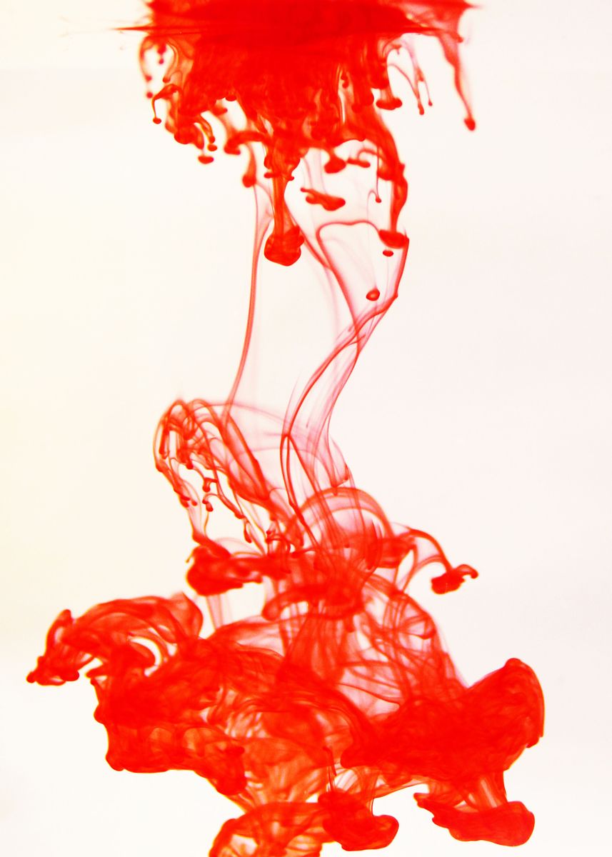 'Pink Ink' Poster, picture, metal print, paint by Skye Drake | Displate