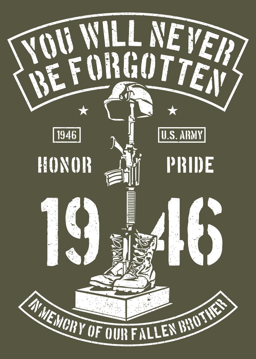 'Never Forgotten ' Poster, picture, metal print, paint by Chris Simmons ...