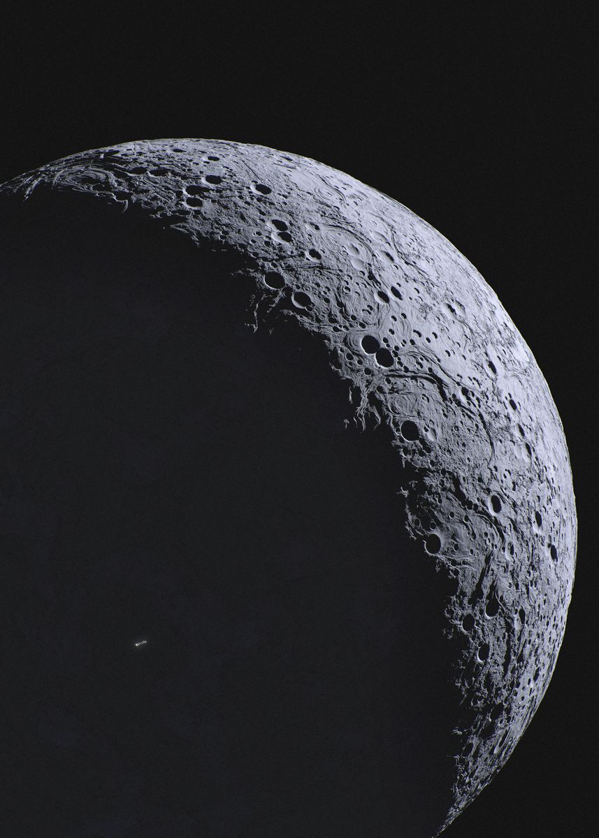 'Vulcanic planetoid' Poster, picture, metal print, paint by Csaba Kiss ...