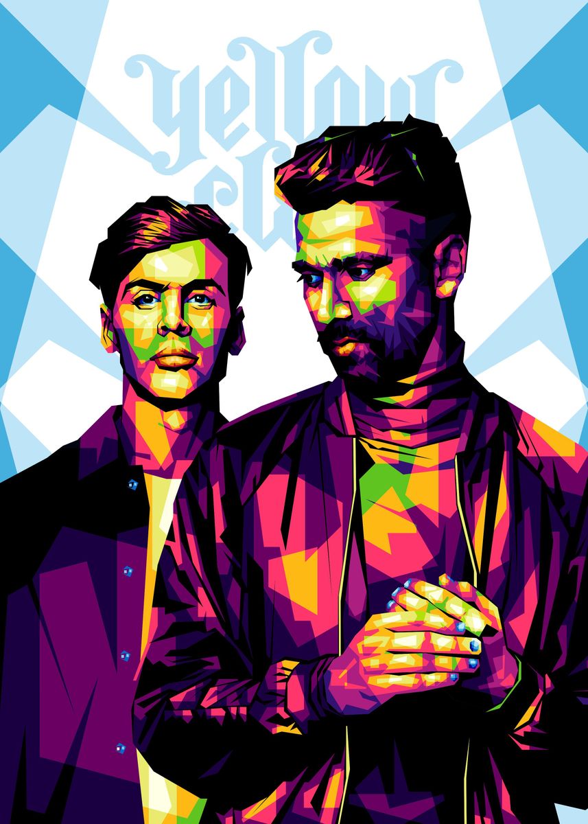 'Yellow Claw' Poster, picture, metal print, paint by Rio Josia | Displate