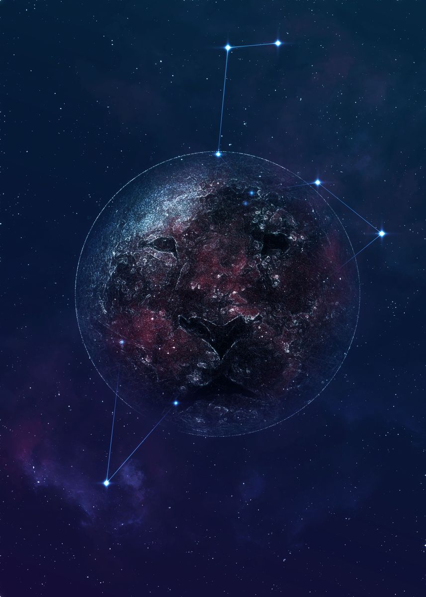 'Leo' Poster, picture, metal print, paint by Artyst Box | Displate