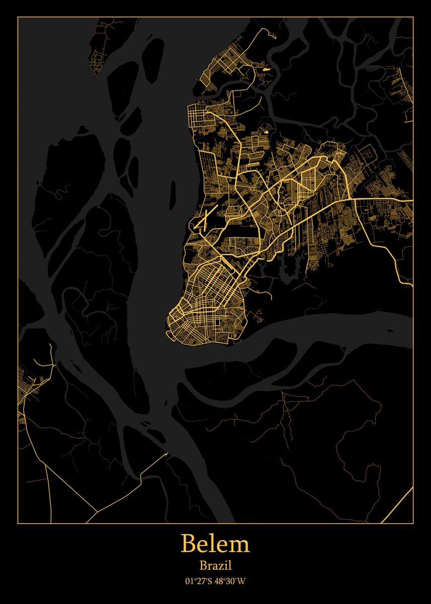 'Belem Brazil' Poster by Iwoko | Displate