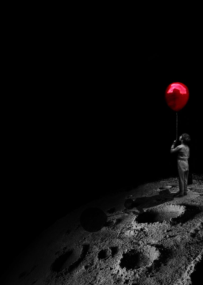 'Space Balloon' Poster, picture, metal print, paint by Daniela ...