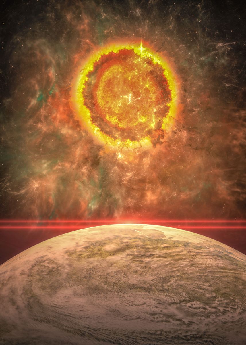 'Supernova' Poster by Alain Gaymard | Displate