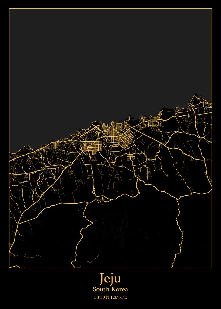 'Jeju South Korea' Poster by Iwoko | Displate