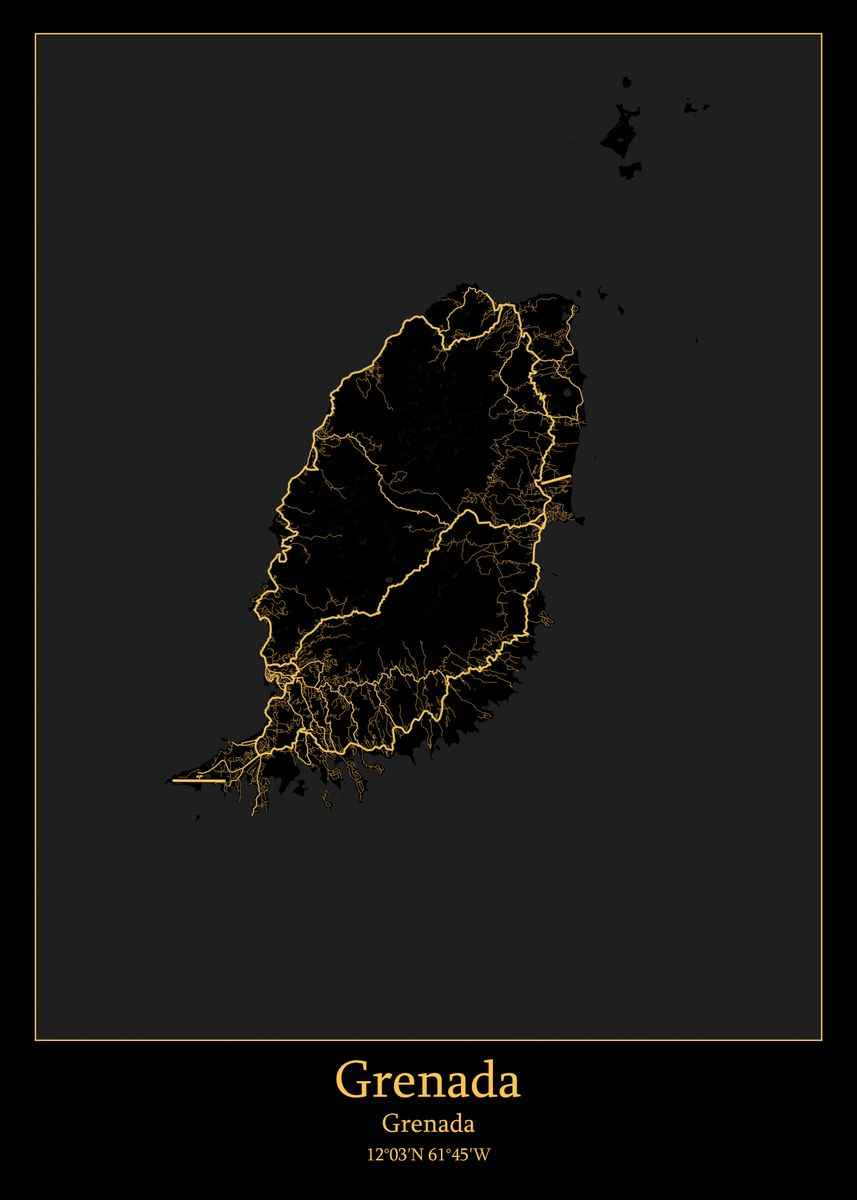 'Grenada' Poster by Iwoko | Displate