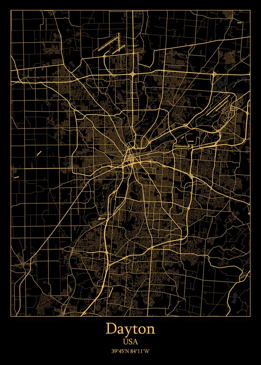 'Dayton USA' Poster by Iwoko | Displate