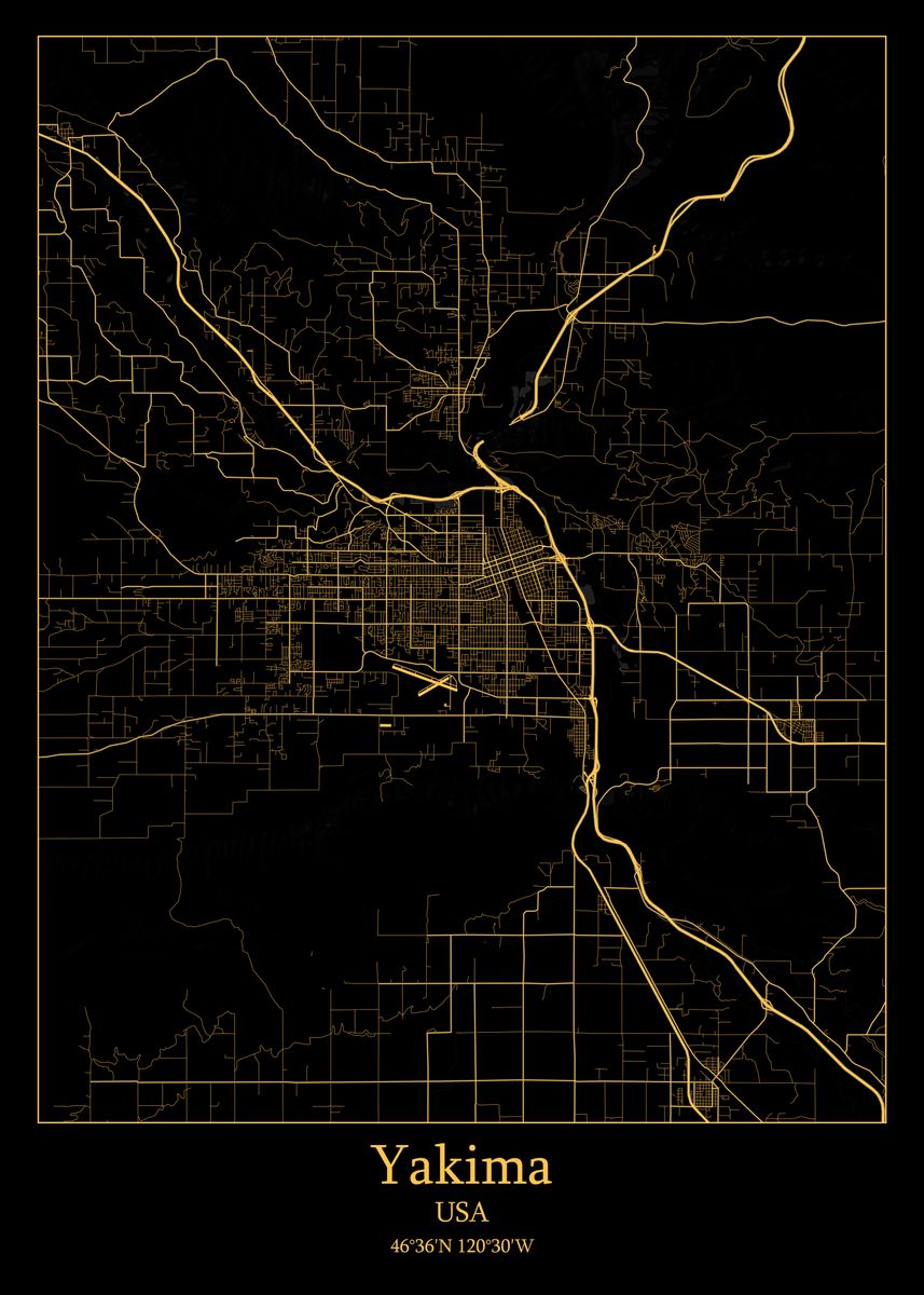 'Yakima USA' Poster by Iwoko | Displate