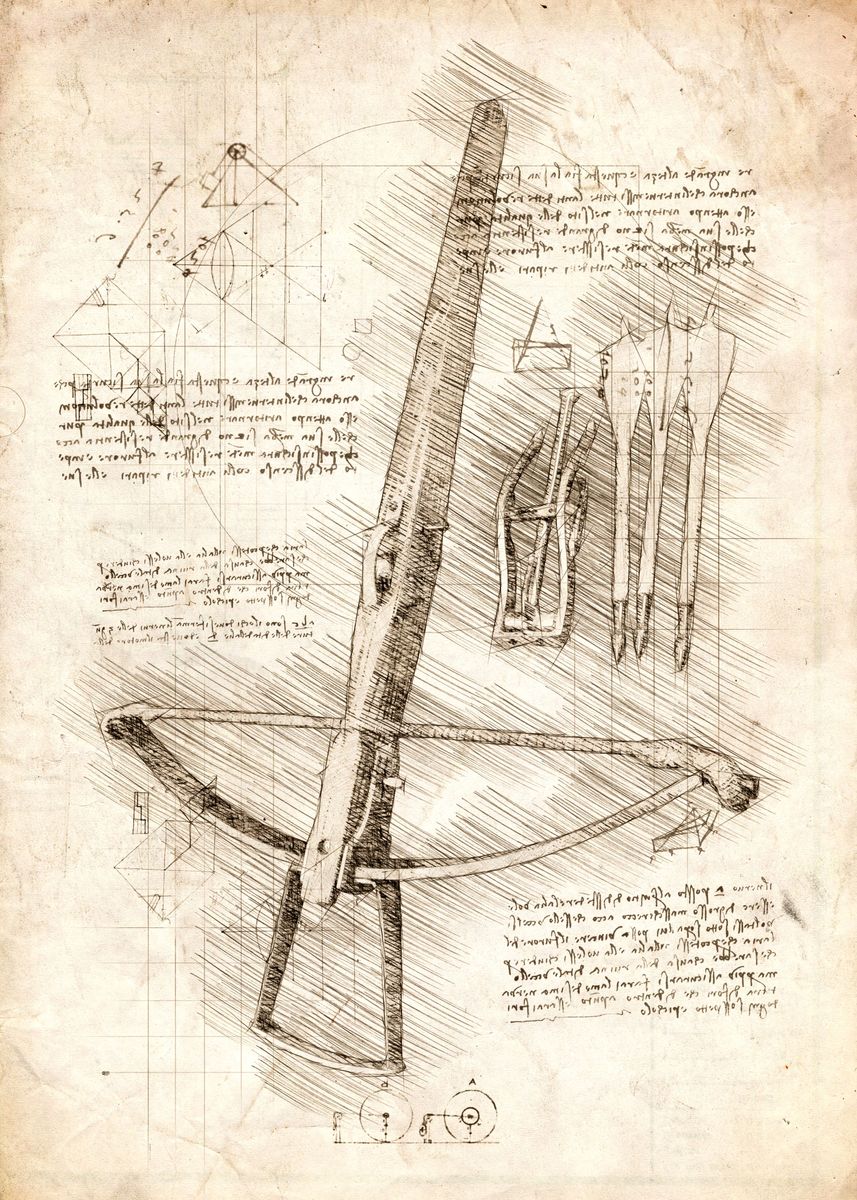 'Crossbow' Poster, picture, metal print, paint by Cornel Vlad | Displate