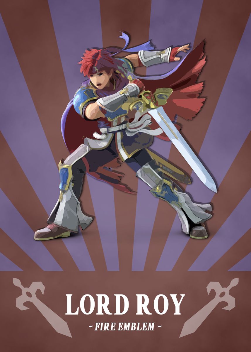 'Lord Roy Radial' Poster, picture, metal print, paint by Gemini Phoenix ...