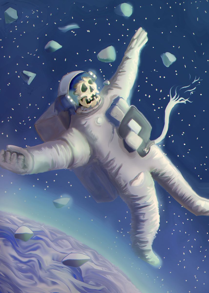 'die in space' Poster by dellaf semiga | Displate