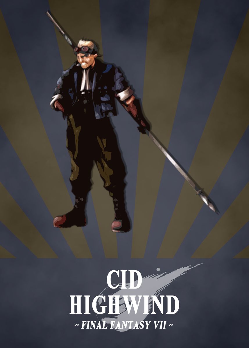 'Cid Highwind Radial' Poster, picture, metal print, paint by Gemini ...