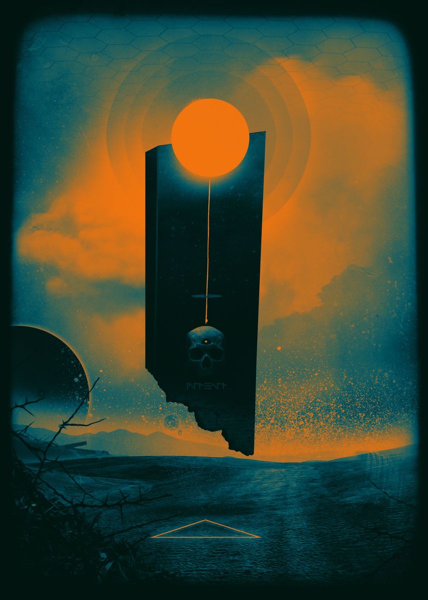 'Amun Ra ' Poster, picture, metal print, paint by Daemon Ashton | Displate