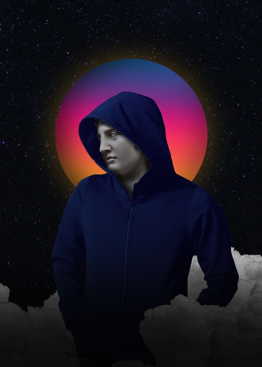 'Stoned Model' Poster, picture, metal print, paint by Dikshant Kumar ...