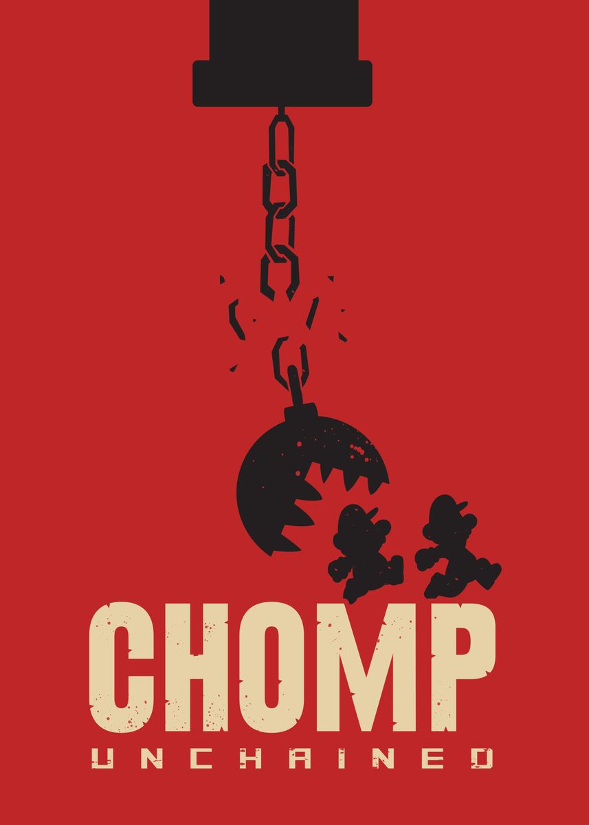 'Chomp Unchained' Poster, picture, metal print, paint by Jon Ladd ...