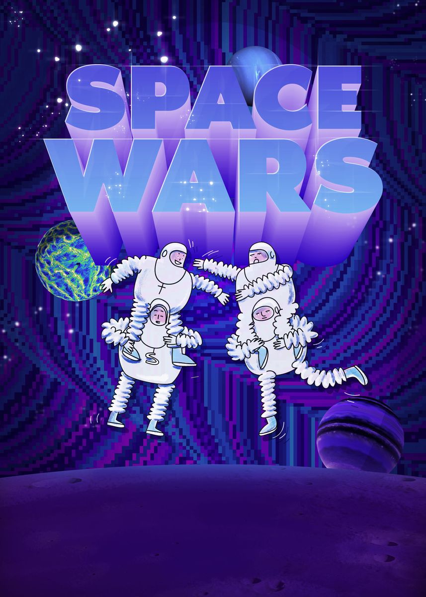 'Space Wars' Poster, picture, metal print, paint by jovan mikonjic ...