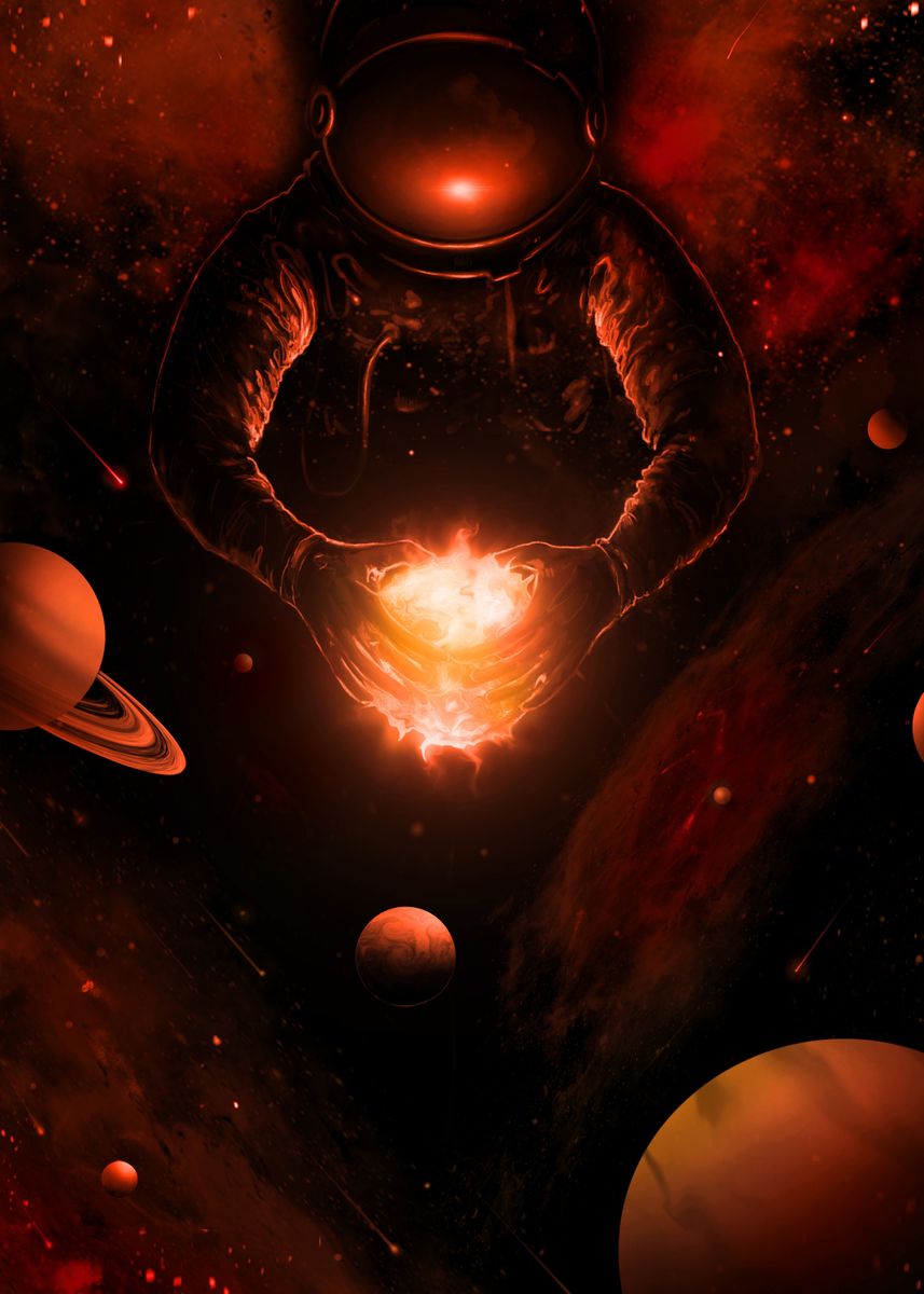 'Solaris' Poster, picture, metal print, paint by Nicebleed | Displate