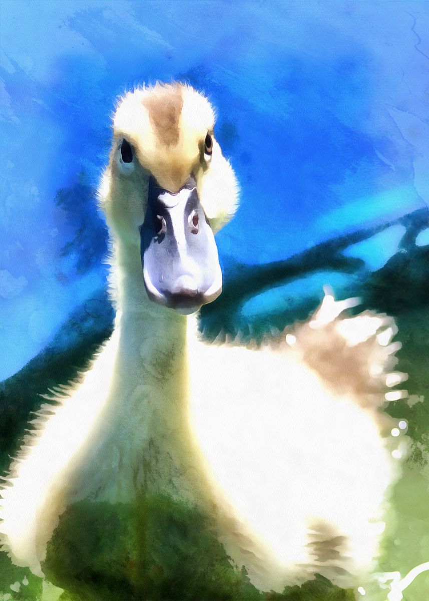 'The Painted Duckling' Poster by Allan Davis | Displate