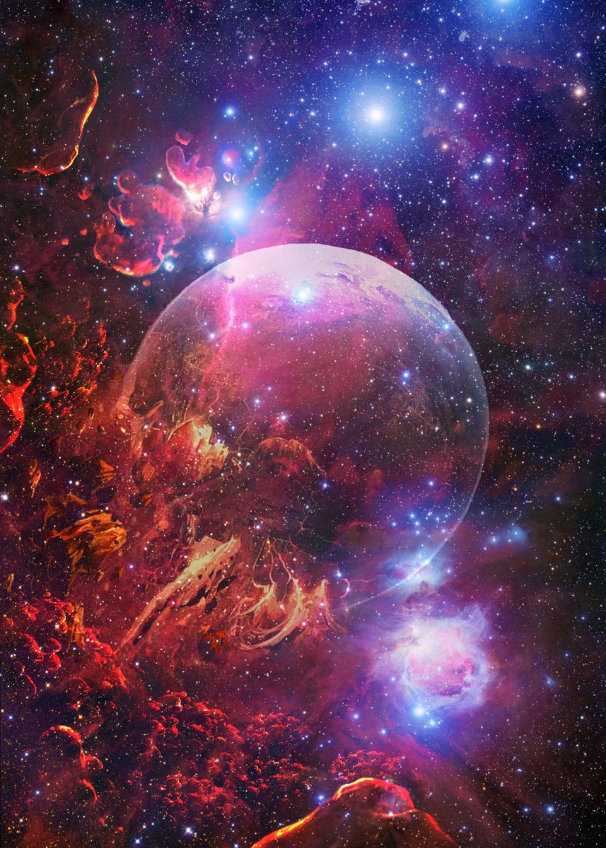 'destruction' Poster, picture, metal print, paint by Aliona Sergeevna ...