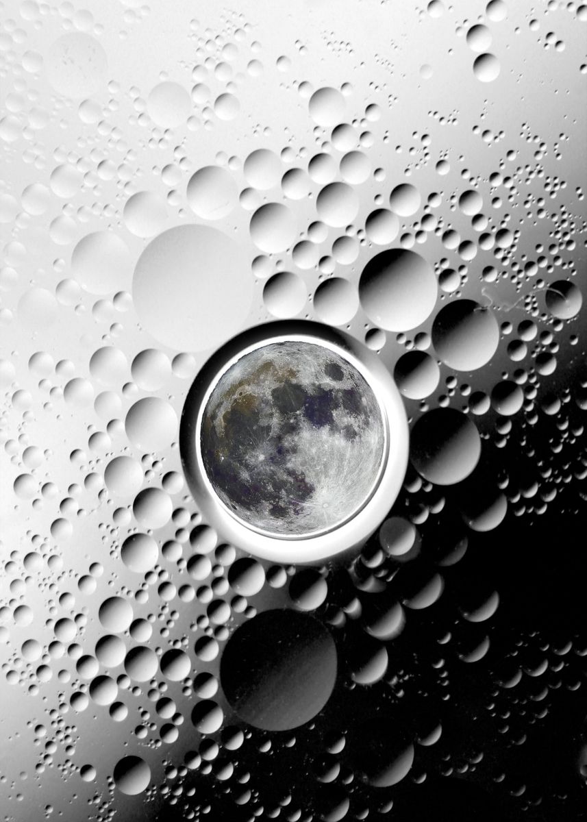 'Mini Moon' Poster by Milos Maric | Displate