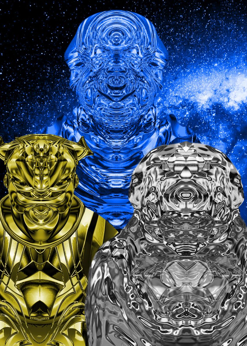 'Mercenaries ' Poster, picture, metal print, paint by Eric Amsellem ...