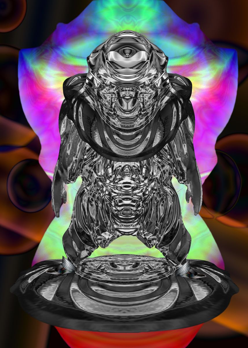 'The Jump' Poster, picture, metal print, paint by Eric Amsellem | Displate