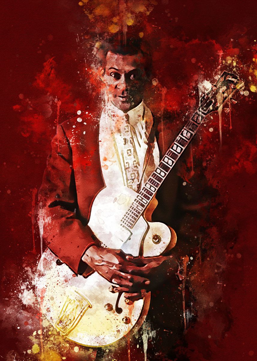 'Charles Edward Anderson' Poster, picture, metal print, paint by ...