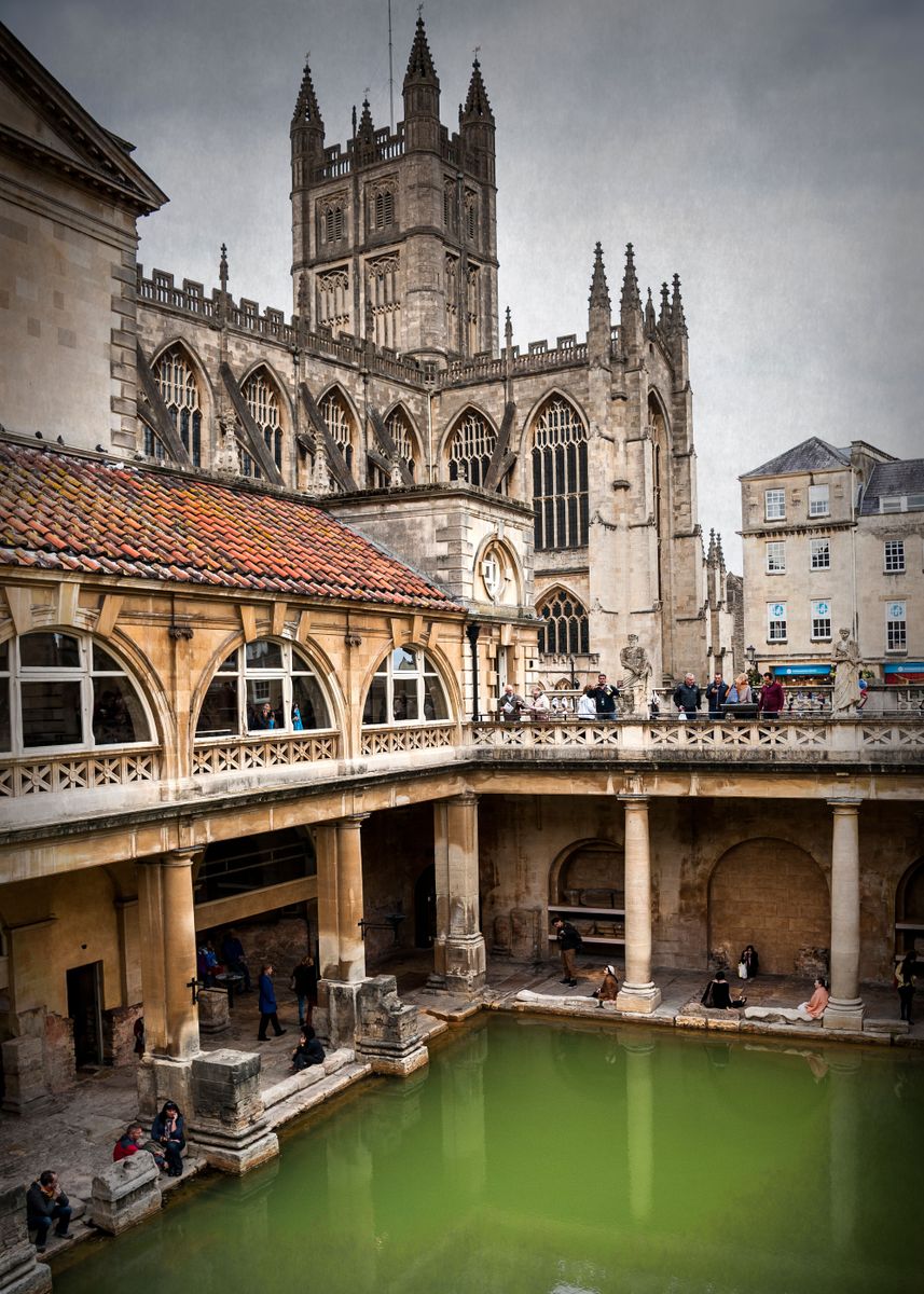 'The Roman Baths' Poster, picture, metal print, paint by Svetlana ...