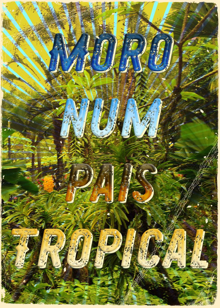 'Pais Tropical' Poster, picture, metal print, paint by Ralph ...