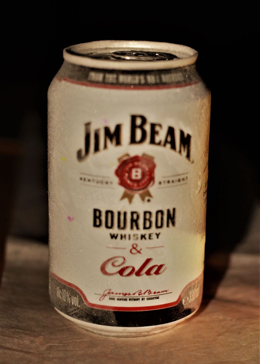'jim beam can' Poster, picture, metal print, paint by eslam saied ...