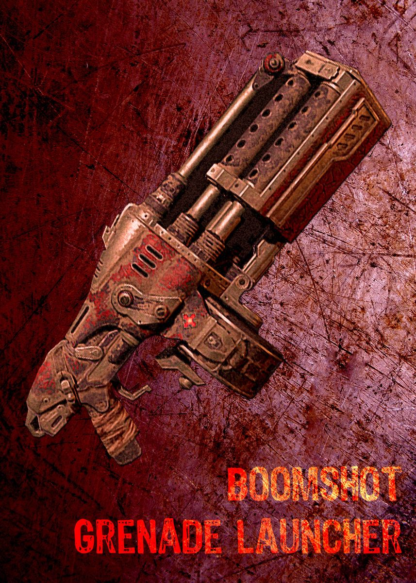 'Grenade Launcher' Poster by Scar Design | Displate