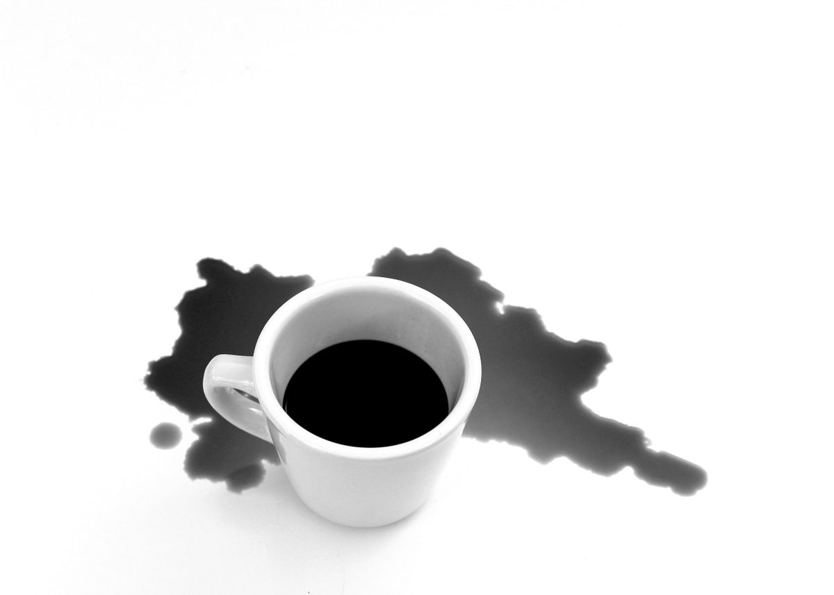 'Half A Cup' Poster by Jonathan Brooks | Displate