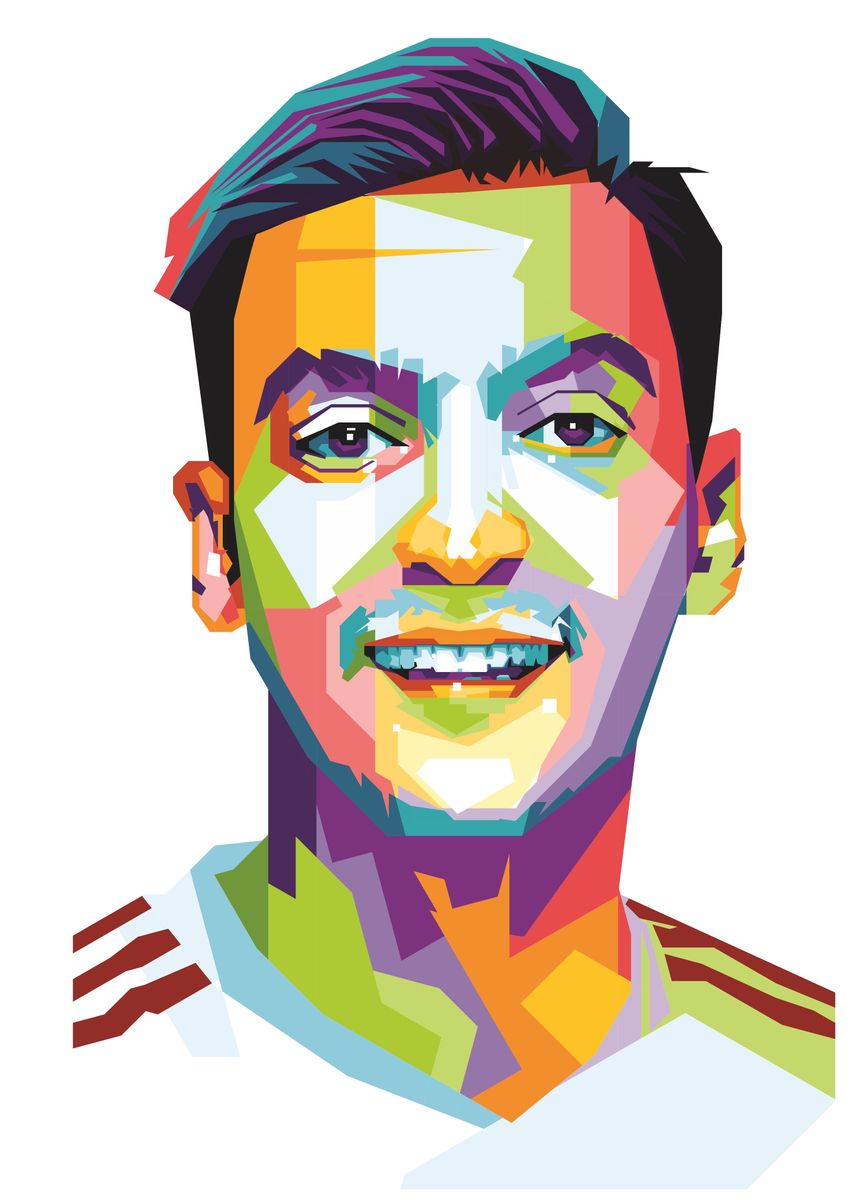 'Mesut Ozil' Poster by Riski Mardika | Displate