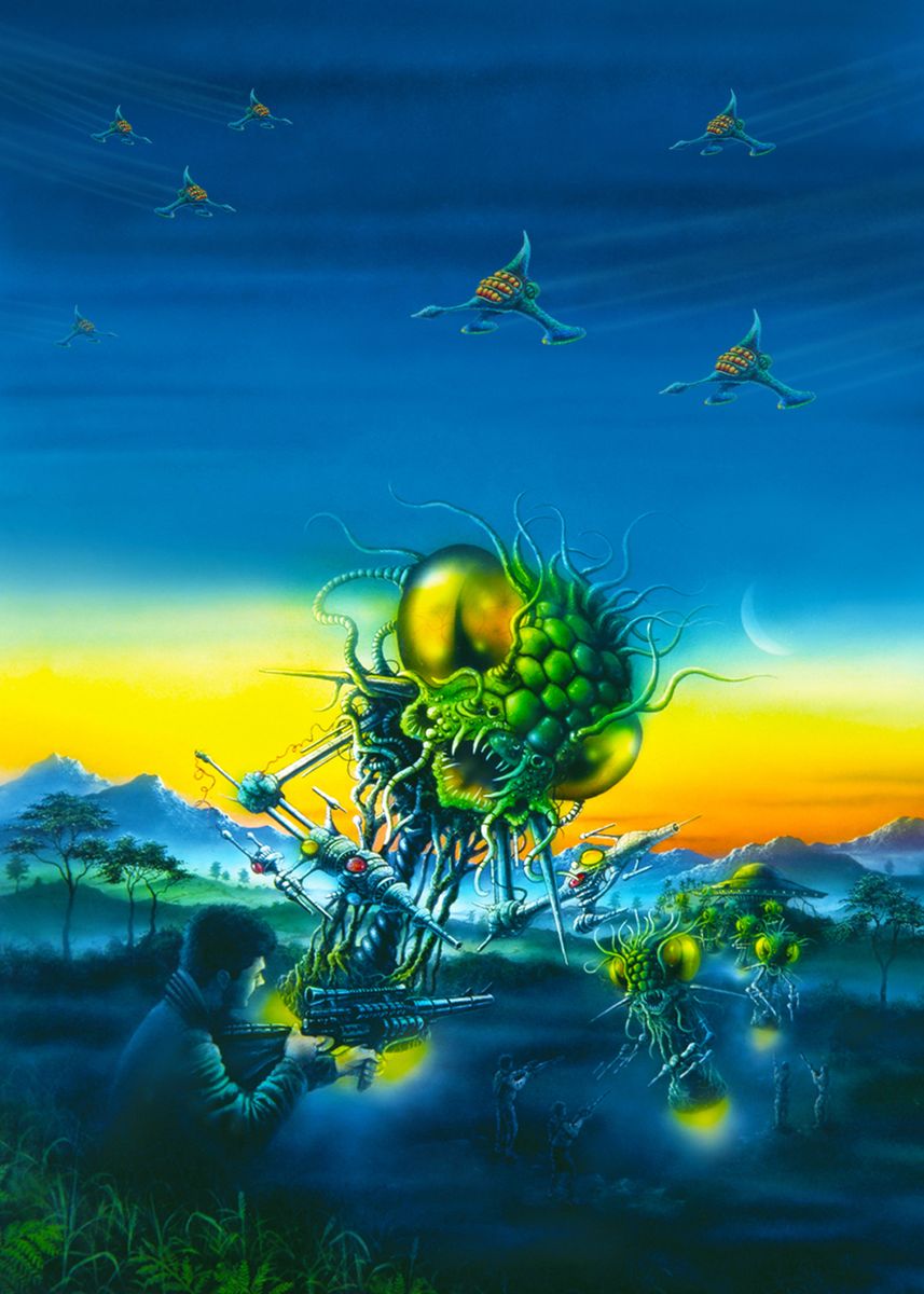 'UFO Enemy Unknown' Poster by Danny Flynn | Displate