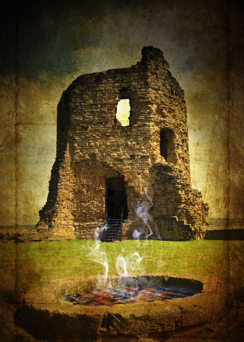 'Broken Castle' Poster, picture, metal print, paint by Svetlana Sewell ...